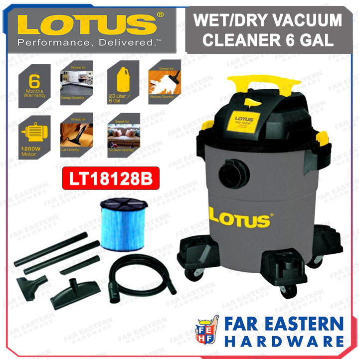 LOTUS Vacuum Cleaner + Blower Cleaner Wet/Dry 6 Gallons LT18128B LTVAC ...