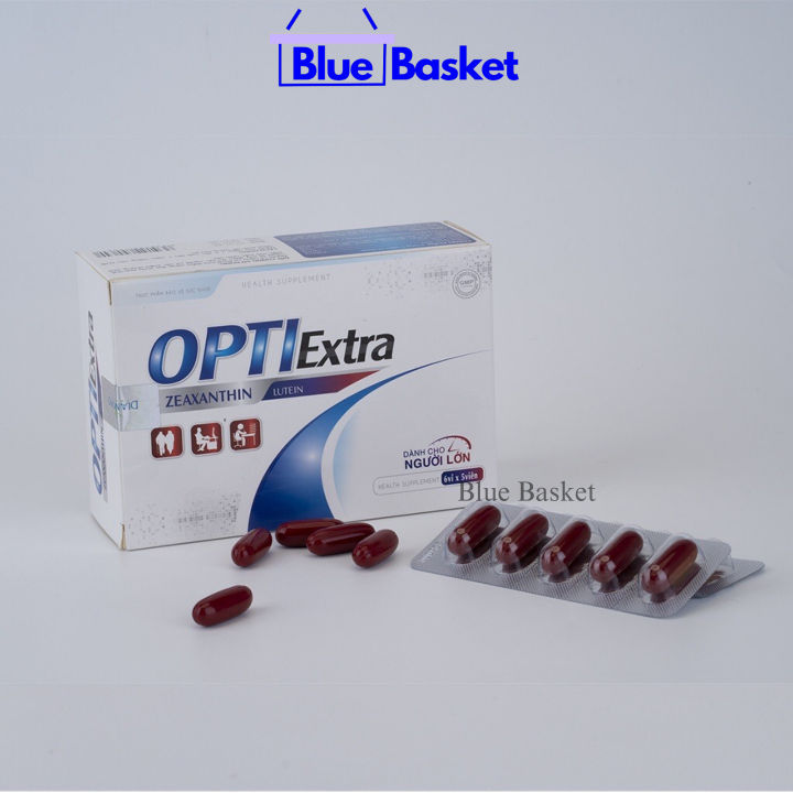 Viên Uống Bổ Mắt Opti extra - Giúp Chống Oxy Hóa Cho Mắt - Hộp 30 Viên ...