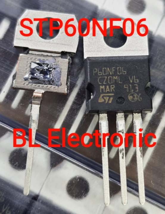 ใหม่1ชิ้น STP60NF06 60NF06 mosfet 60A 60Vสำงานอินเวอร์เตอร์ สินค้าใหม่ ...