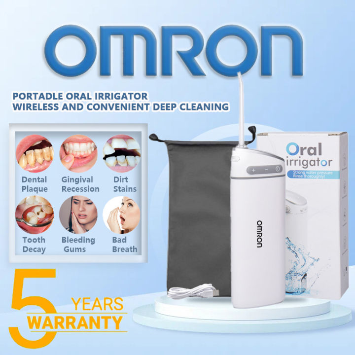 Omron Portable Water Flosser Oral Dental Irrigator for Teeth Cordless ...