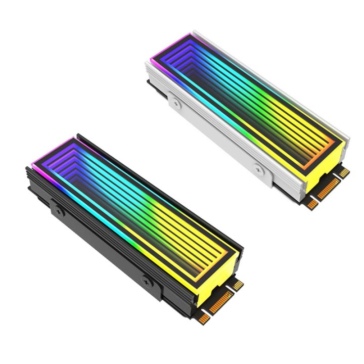 M.2 ARGB Computer Radiator 2280 SSD M2 Radiator PC RGB M.2 Nvme Cooler ...