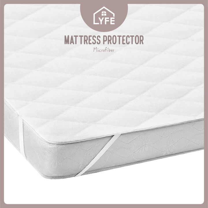 Washable Microfiber Mattress Protector (Washable) - Single, Super ...