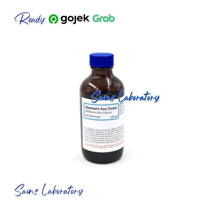 Giemsa’s Azur Eosin Methylene Blue Solution 100 ml Giemsa Stain Merck Analysis Repack Merck ...