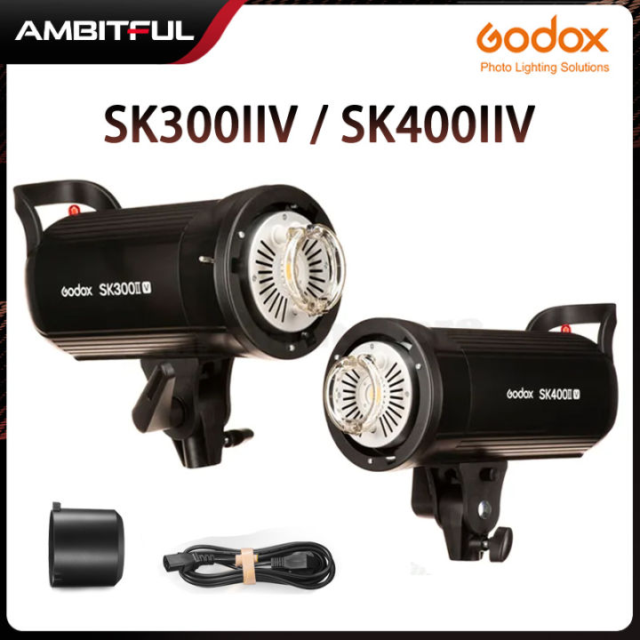 Godox SK300II-V SK400II-V 300W 400W Studio Strobe Flash Monolight 2.4G ...