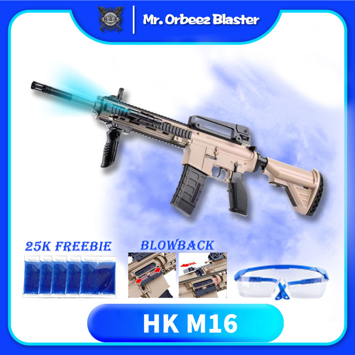 MOB & TG HK416 Blowback Gel Blaster Version 2 With 25k Gel Ball Indoor ...