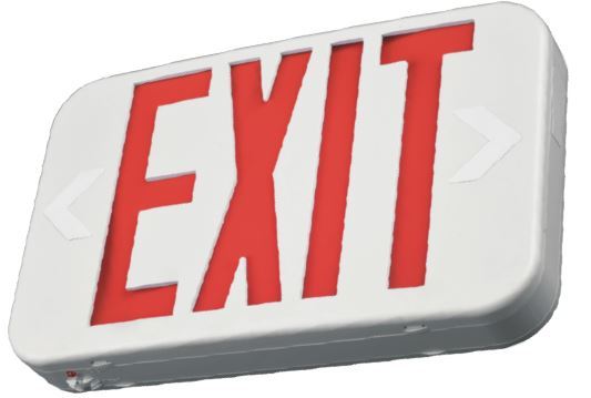 USL Exit Light / Fire Exit Sign / Emergency Exit Sign (UL Certified 94V ...