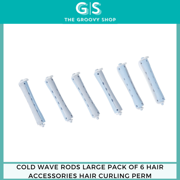 Joy Fashion Cold Wave Rods Large Pack Of 6 Hair Accessories Hair ...