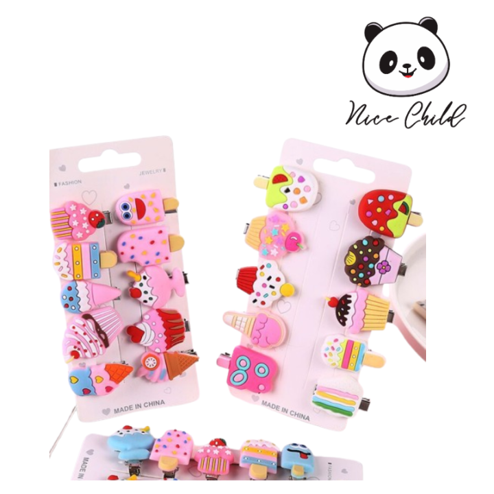 NICE CHILD Jepit Rambut Anak Perempuan Lucu 10 in 1 Jepitan Rambut ...