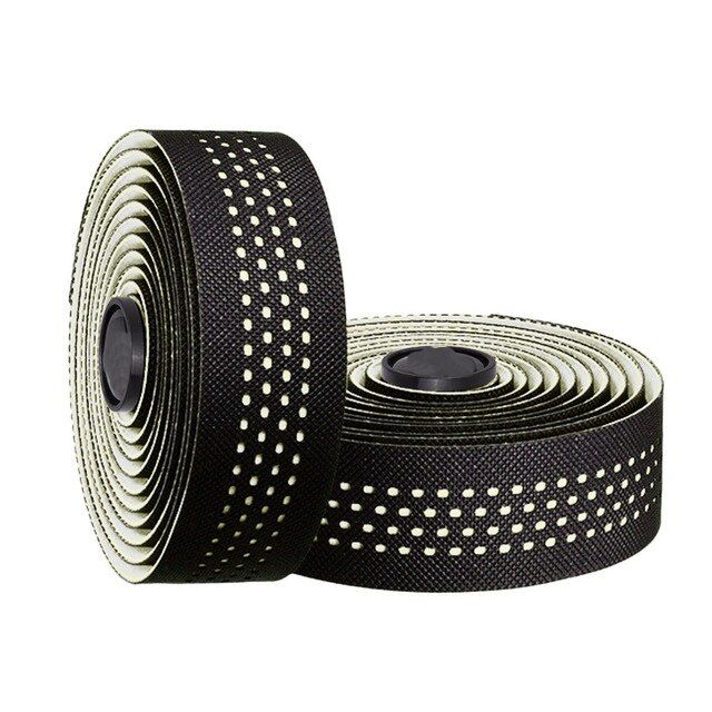 1pair Perforated Breathable Handlebar Tapes Non-slip Road Bike Bar Tape ...