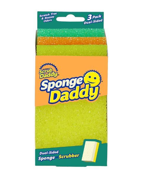 SPONGE DADDY SCRUBBER+SPONGE 1.4OZ | Lazada PH