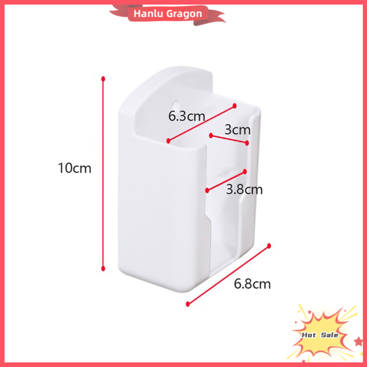 Hanlu Universal Air Conditioner Remote Holder White Wall Mounted Box ...