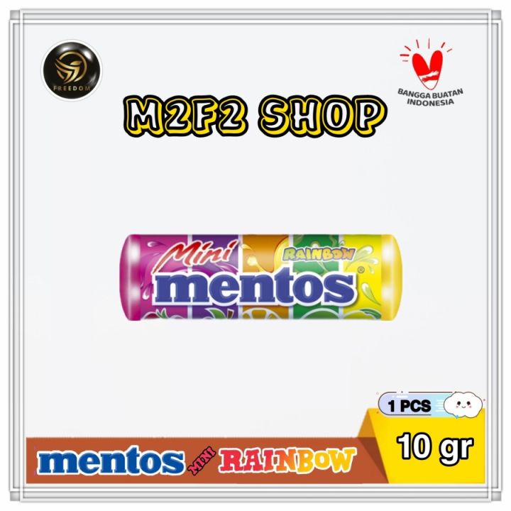 Permen Mentos Mini Rainbow - 10 gr (Kemasan Satuan) | Lazada Indonesia