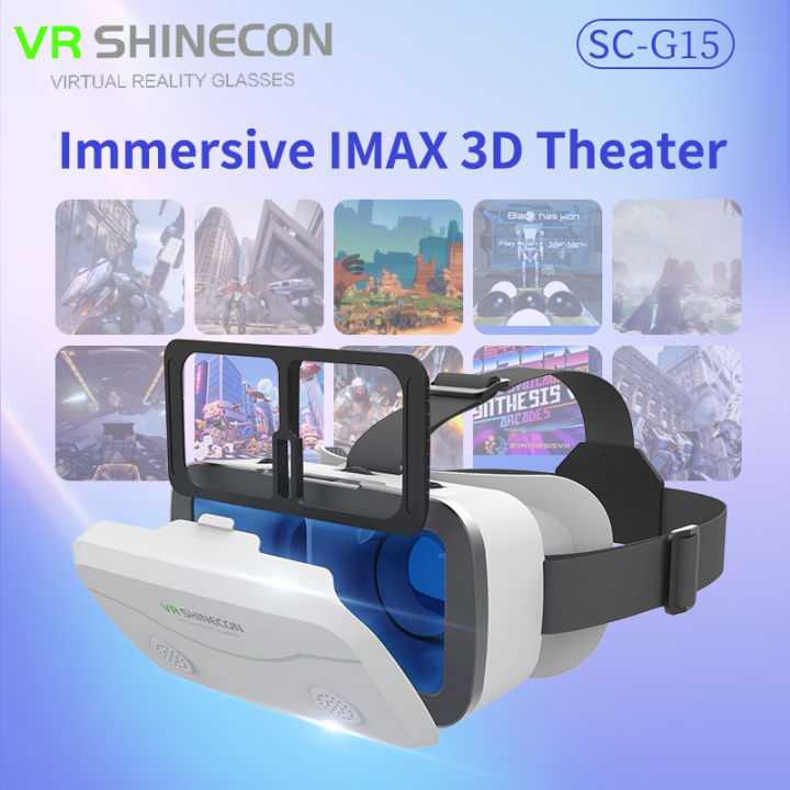 Zealot G15 IMAX Giant Screen VR 3D Glasses VR Shinecon G15 Virtual Reality Box Google Cardboard ...
