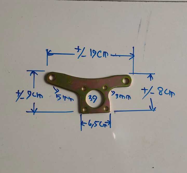 Dudukan Gir Box 150 cc - Mounting Gear Box Motor Tiga Roda Viar Kaisar ...