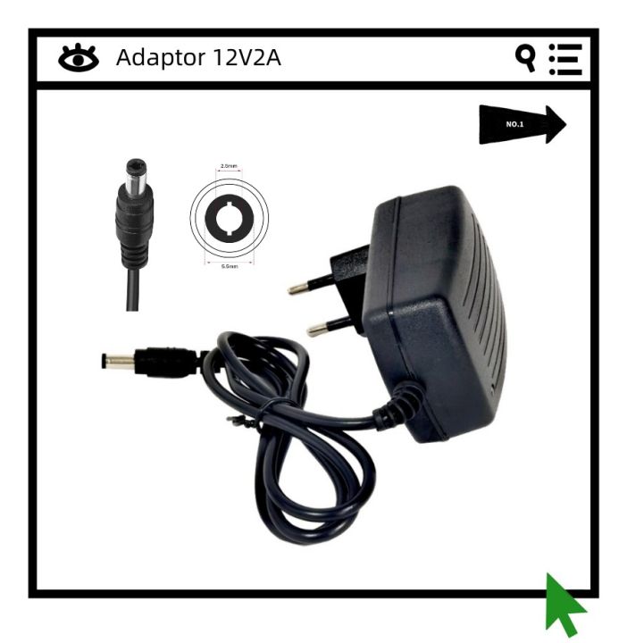 Adaptor 12V 2A switching adaptor trafo led cctv 12 v2a | Lazada Indonesia