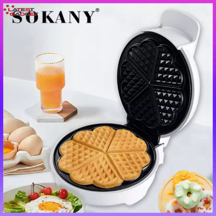 Sokany SK906 Heart Shape Waffle Maker - White | Lazada PH