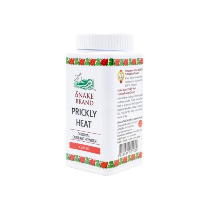 Original Snake Brand Prickly Heat Cooling Powder Cooling Relief, Stay ...