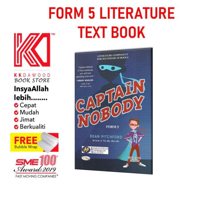 Buku Teks Tingkatan 5 Captain Nobody | Lazada