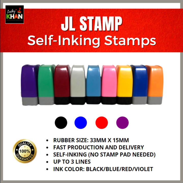 COD JL Personalized Self-Inking Stamp for Names and Signatures with ...
