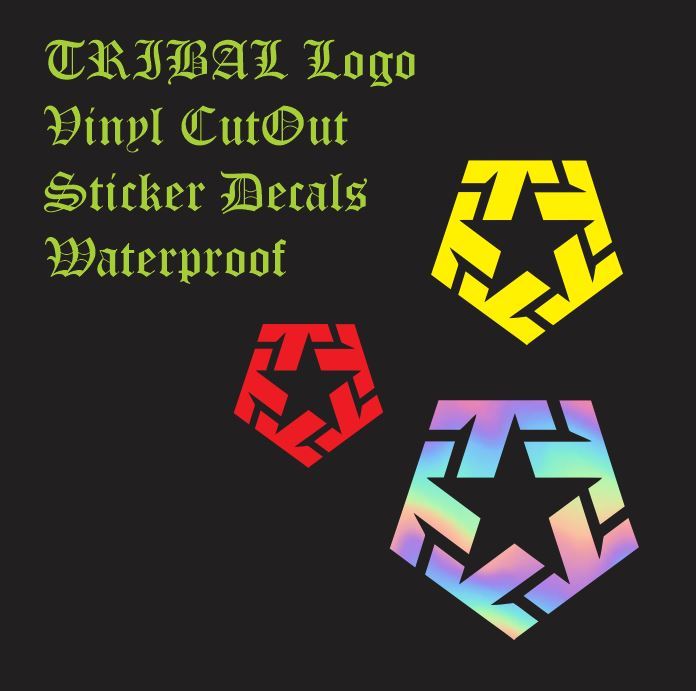 TRIBAL Logo Sticker Decals Waterproof | Lazada PH