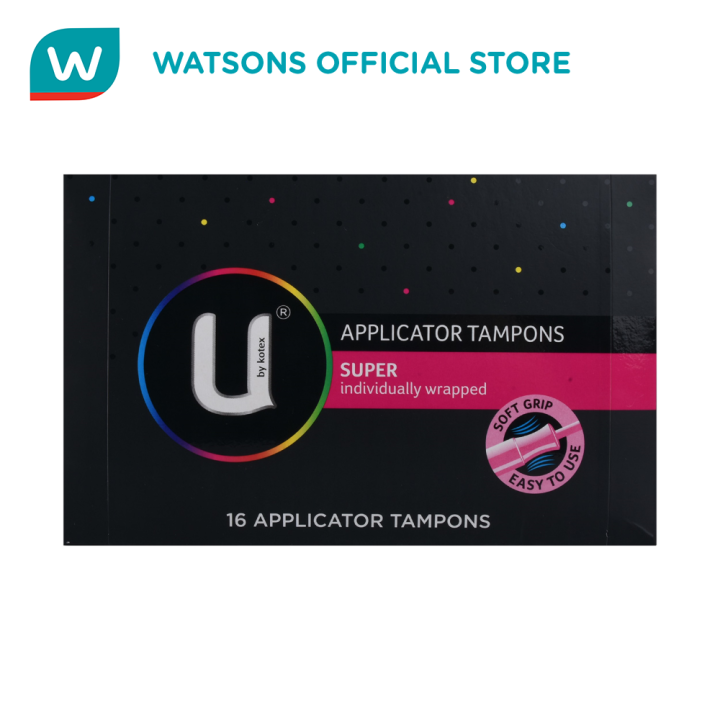 KOTEX U Applicator Tampons Super 16s | Lazada PH