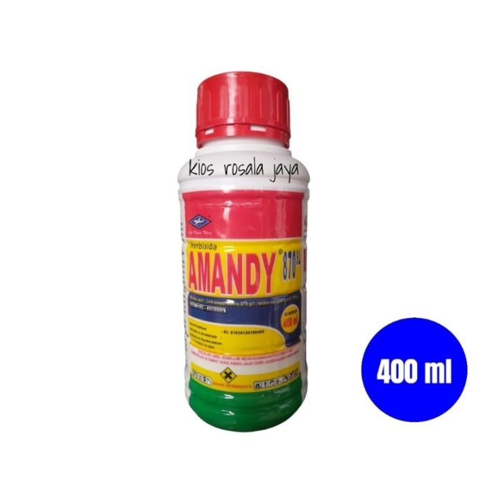 Herbisida Sistemik purna tumbuh AMANDY 870 SL 400 ml | Lazada Indonesia