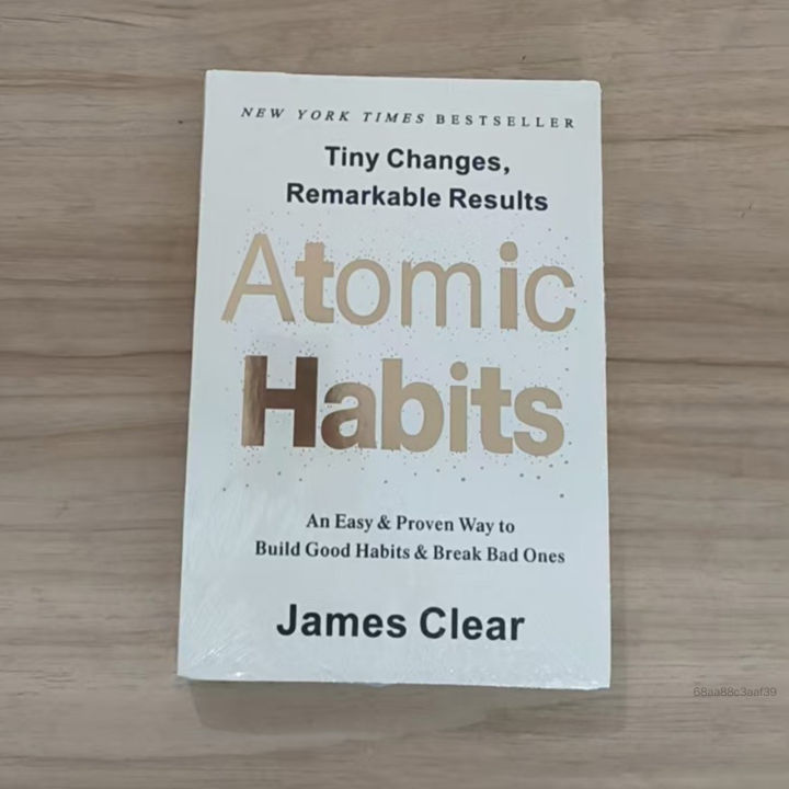 Atomic Habits Book By James Clear Tiny Change Remarkable Results Books Gift for Friends Family ...