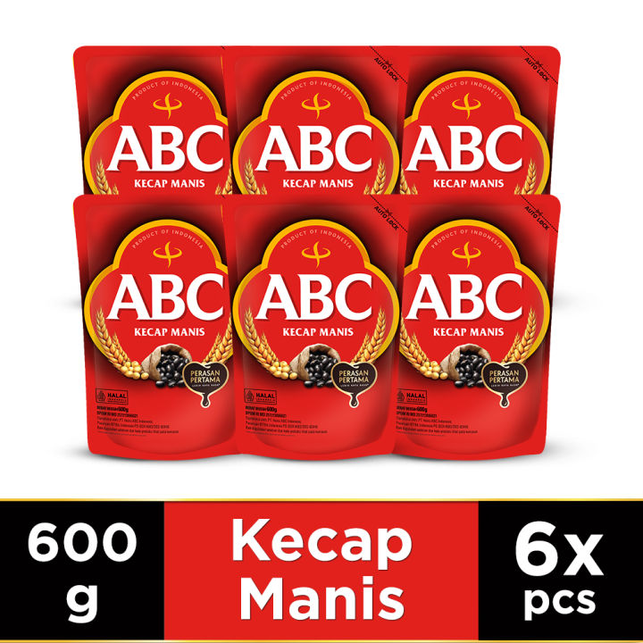 ABC Kecap Manis 600 g - Multipack 6 pcs | Lazada Indonesia