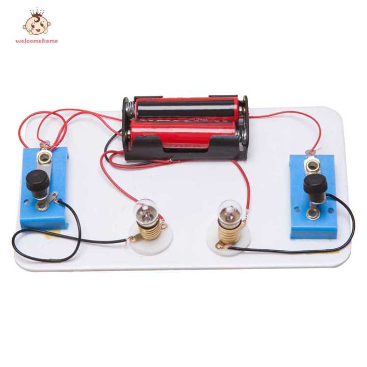 Kids School DIY Basic Electric Circuit Kit Science STEM Experiment ...