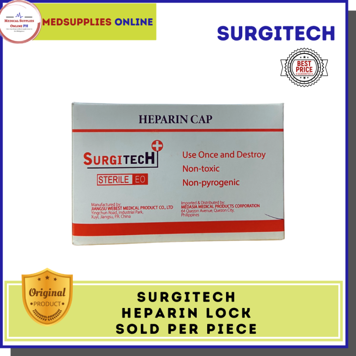 SURGITECH Heparin Lock (HEPLOCK) 10 PIECES | Lazada PH