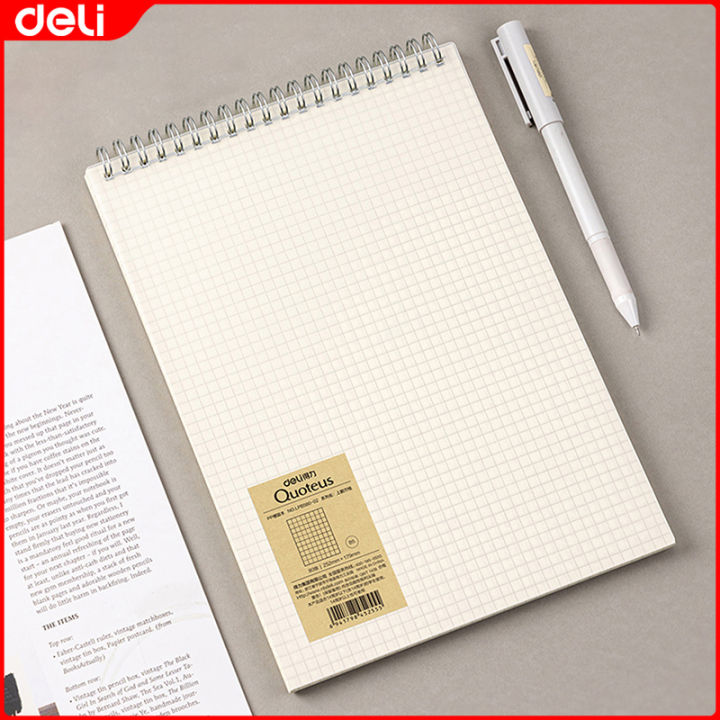 Deli B5 Spiral Notebook For College Students For School Supplies 80 ...
