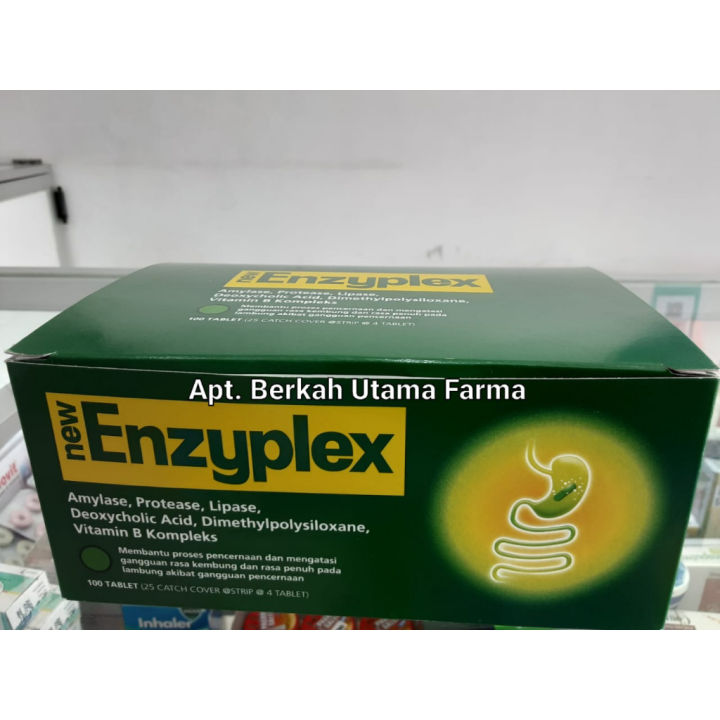 New Enzyplex box isi 25 strip | Lazada Indonesia