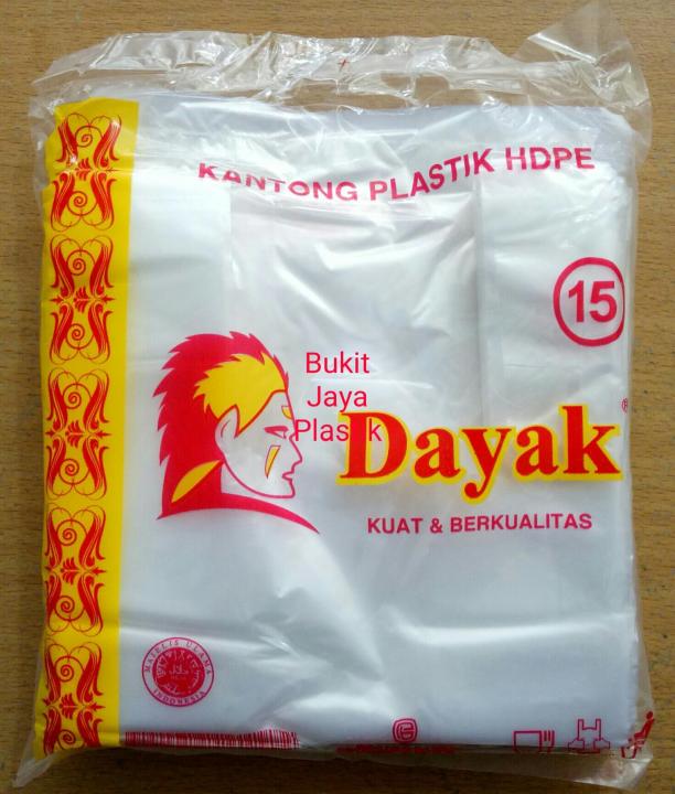 Kantong Kresek Dayak, Kantong Plastik Bening Uk 15 (Kecil) | Lazada Indonesia