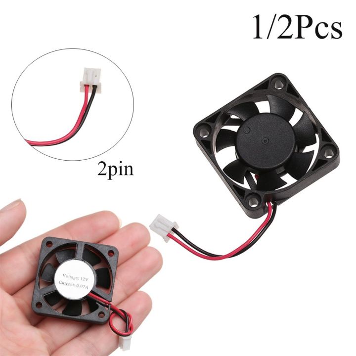 YACHT 1/2pcs Mini 40mm x 10mm CPU System Heatsink with 2-pin Cooling ...