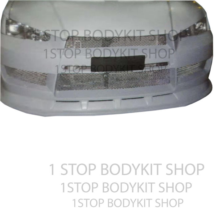 PROTON WAJA FRONT BUMPER (EVO-10) FIBER(FIBERGLASS)SKIRT LIP BODYKIT ...