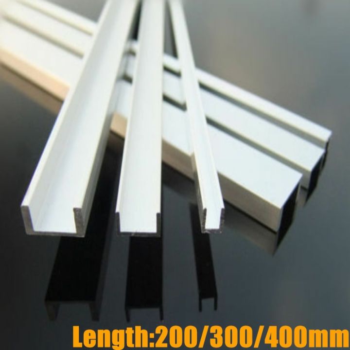 200-400mm Length Aluminium U Shape LED Aluminum Channel System End Caps ...