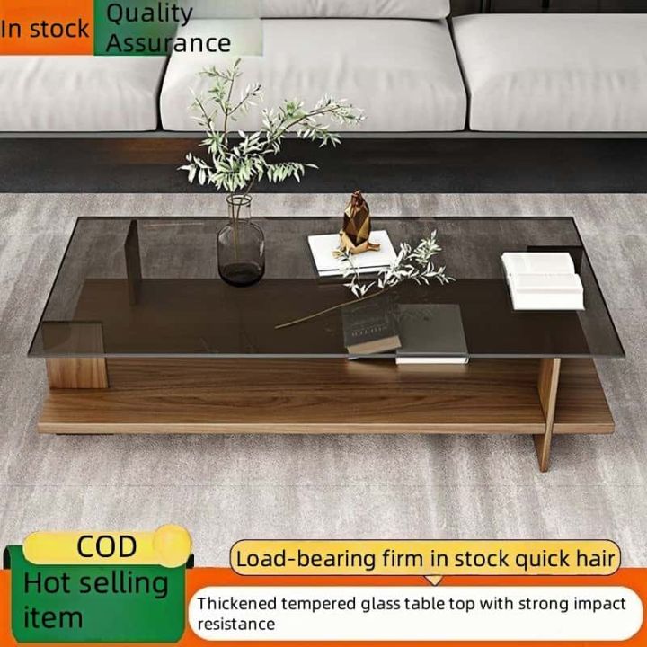 glass center table for sala coffee table minimalist modern nordic sofa ...