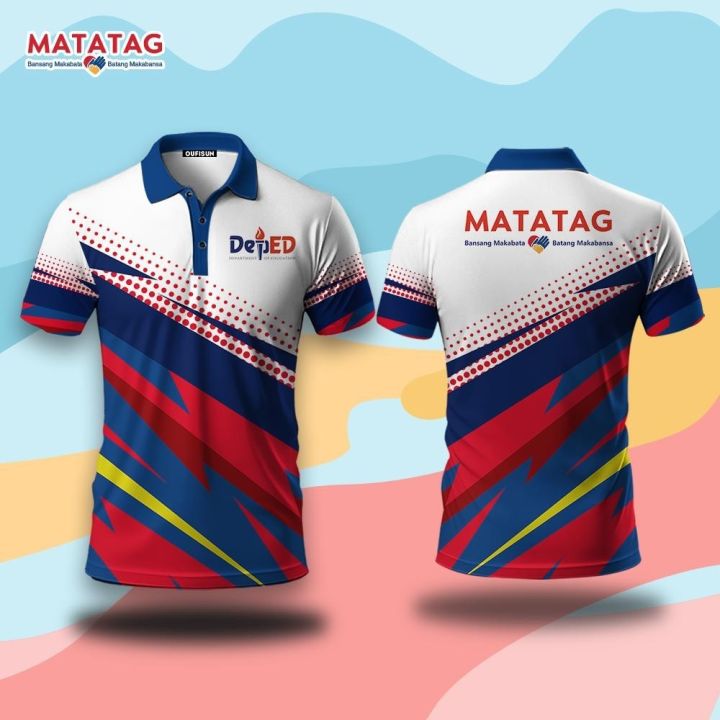 DEPED MATATAG POLO Shirt Crown Tshirt-Polo Shirt Full sublimation For ...