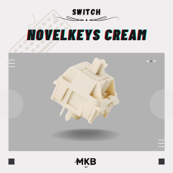 [READY STOCK] Novelkeys X Kailh Cream Switches Switch for Mechanical or ...