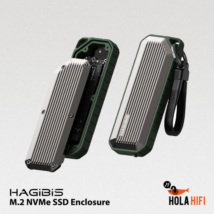 Hagibis M.2 NVMe SATA SSD Enclosure [MC10] ,USB C 3.2 Gen 2 10Gbps ...