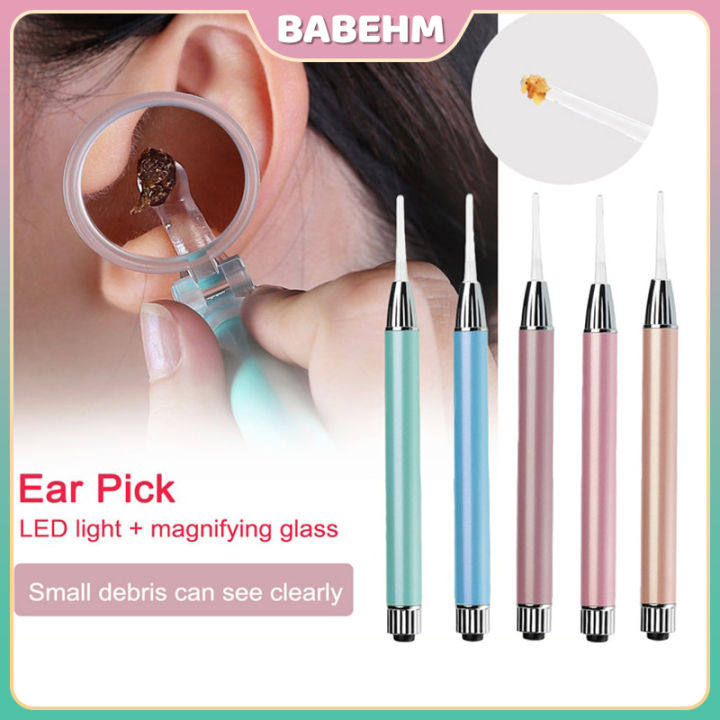 LED Flash Light Ear Cleaning Tools Pick Earpick Clean Ears Cares 1Pc ...
