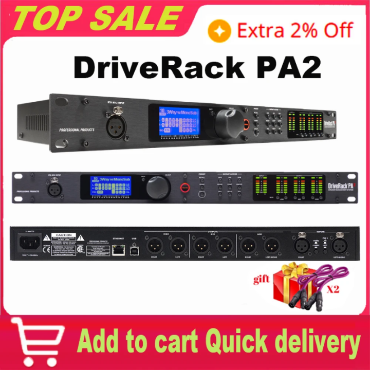 DriveRack PA2 2 Input 6 Output Digital Audio Processor Original ...