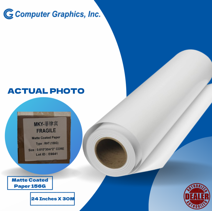 Matte Coated Paper 156G 24 Inches X 30M | Lazada PH