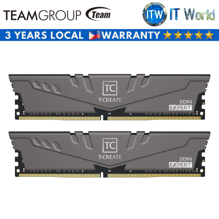 Teamgroup T-Create 16GB(2x8GB) 3600MHz CL18 1.35V DDR4 Desktop Memory ...