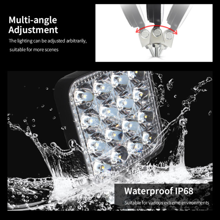 42W Led Bar Off Road Led Headlights Led Work Lights For Tractors Spotlight Barra Led For 4x4 A U ...