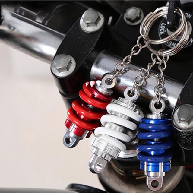 P-11 Keychain Modified Shock Absorber Motorcycle Keyring Alloy Metal ...