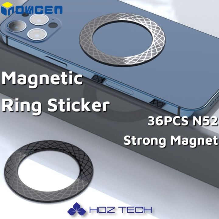 INOAVGEN Built in 36pcs N52 Strong Magnet Magsafe Ring Sticker For ...