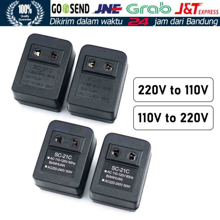 AC 220V to 110V/110V to 220V AC Power Voltage Converter 20W Adapter ...