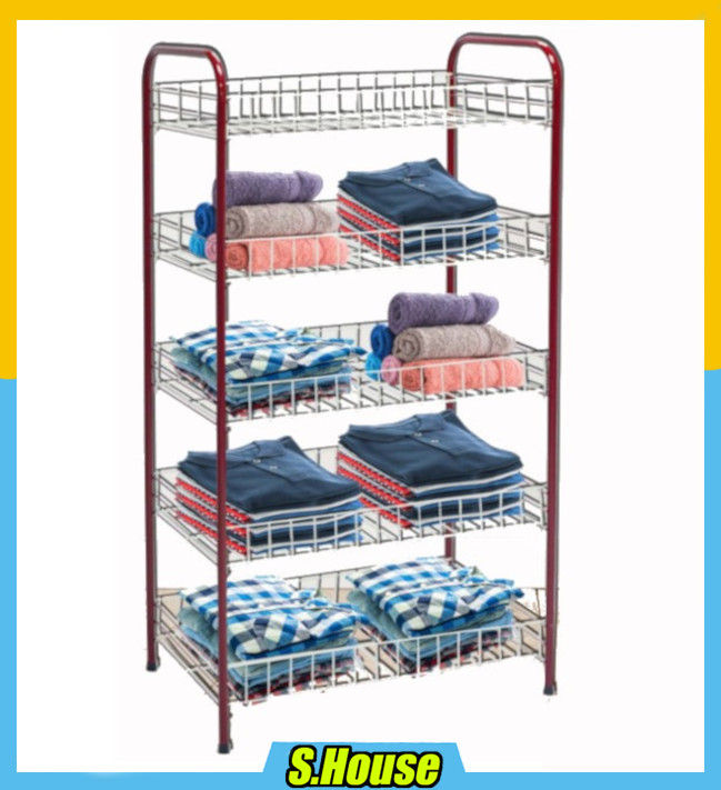 Rack Cloth Shirt Wardrobe Kitchen Dish Plate Bowl Organizers Rak Susun ...