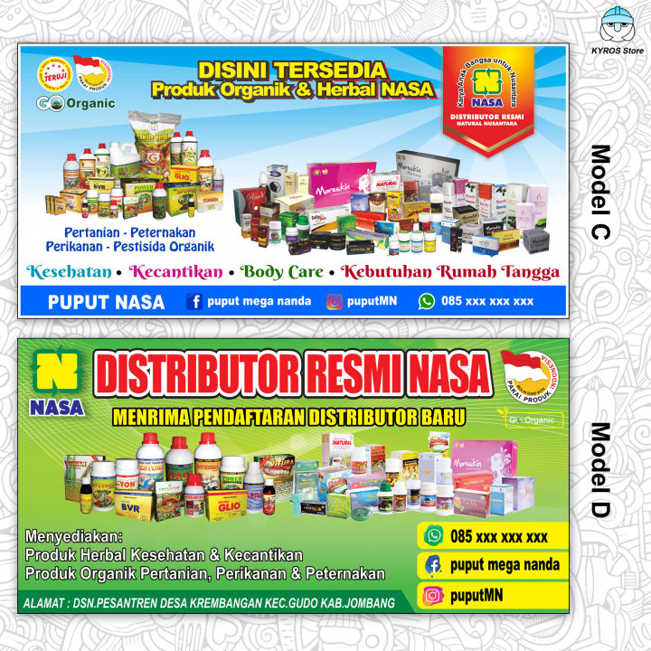 BANNER NASA SPANDUK AGEN NASA | Lazada Indonesia